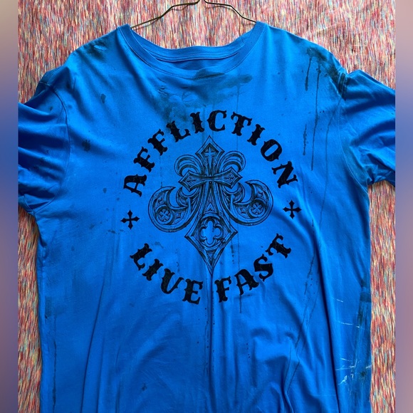 Affliction | Shirts | Affliction Shirt Classic Live Fast Logo And ...